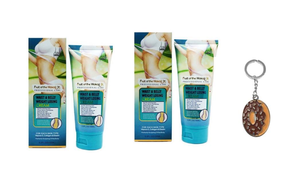 Waist and Belly Weight Losing Cream - 150ml x 2 & Keyring | Shop Today. Get it Tomorrow ...