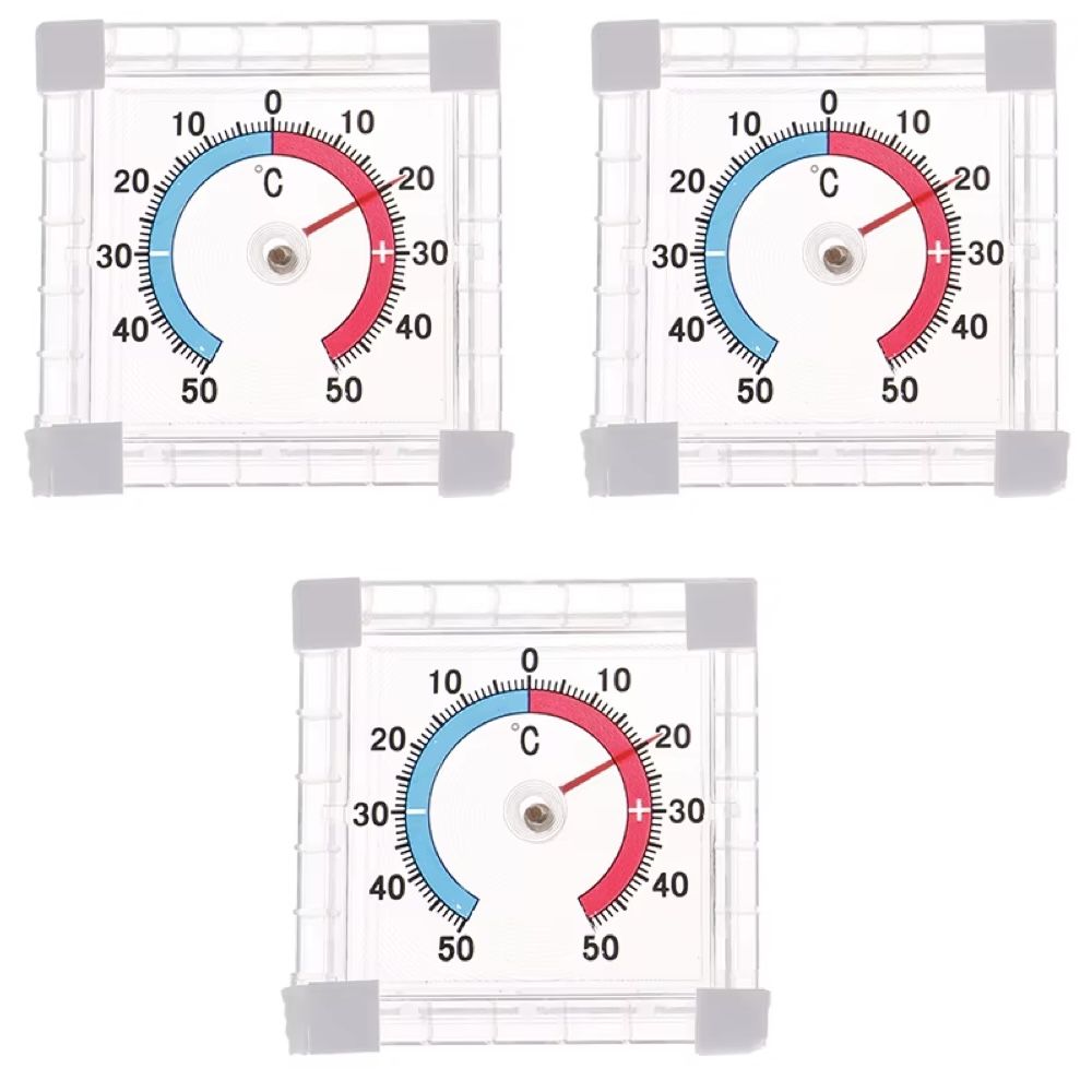 Garden In & Outdoor Stick On Window Thermometer Set of 3-8cm | Shop ...