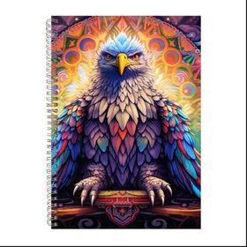 Psychedelic Eagle 1 Gift Idea A4 Notepad 247 | Shop Today. Get it ...