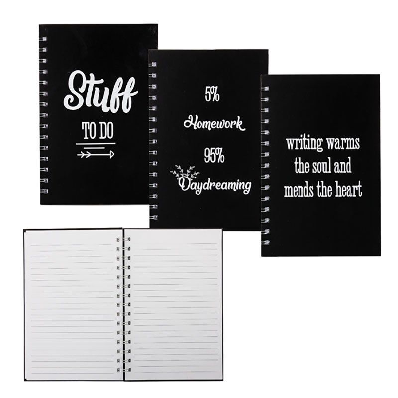 Bulk Pack x 3 Novelty Spiral Notebook with English Words A5 | Shop ...