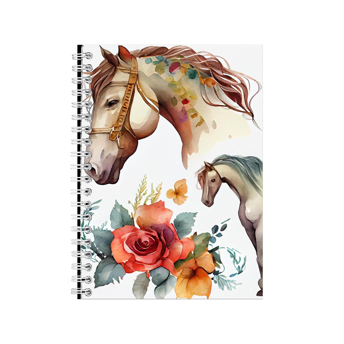 Flowers Horse Notebook Flower Gift Idea Notepad Pad 111 | Shop Today ...