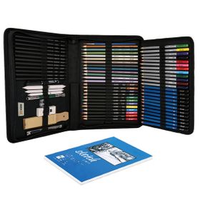 Professional Colored Drawing & Painting Art Pencil Sketching Set ...