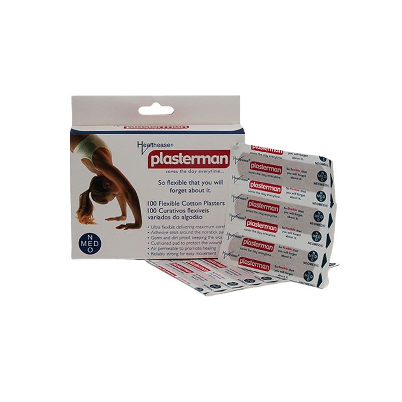 Healthease - Plasterman Flexible Plaster Strips (100 Per Box) x 4 ...