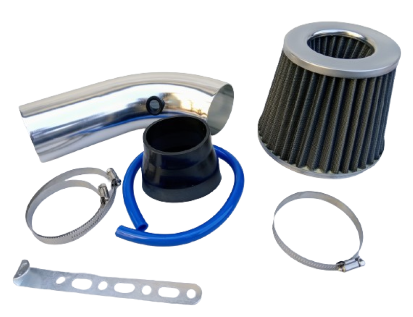 Universal Single intake Power pipe & Cone Filter with Silicone boot ...