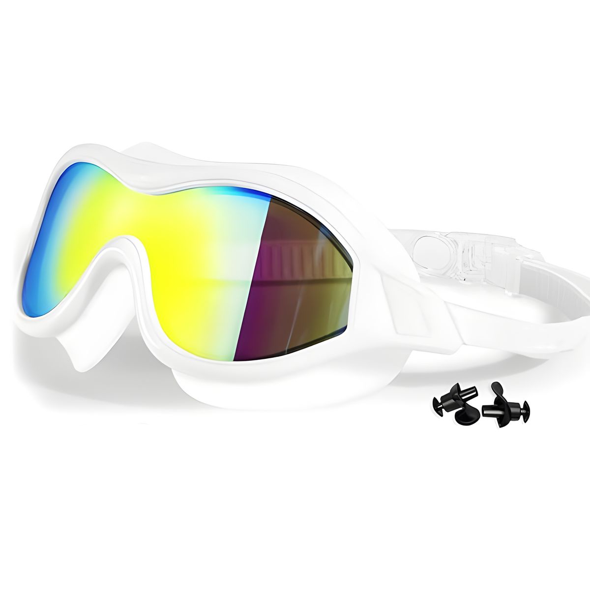 Anti-Fog Large Frame Swim Goggles High-Definition UV Protection ...