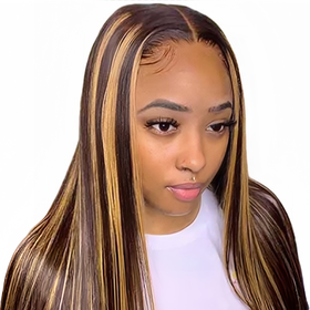 VSP 20 Inch Highlight Ombre 13x4 Lace Front Wig Brazilian Real Human ...