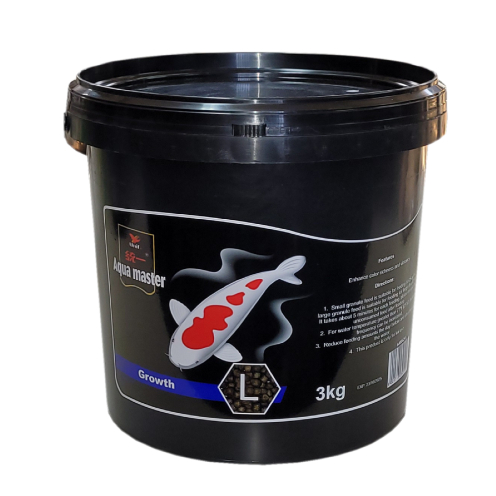 Aqua Master Koi Food Growth Large - 3kg Bucket | Shop Today. Get it ...