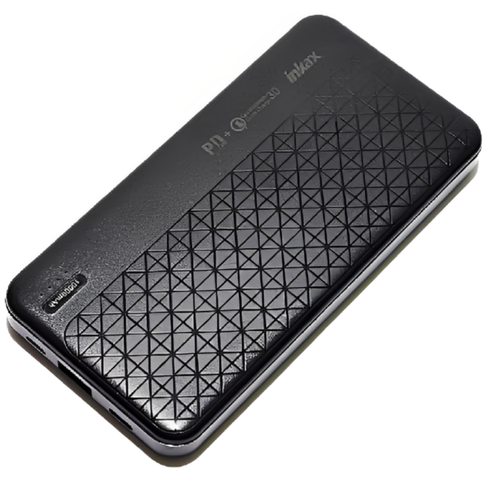 INKAX Powerbank - Power Bank Fast Charging - Black 10000mAh Power Banks ...