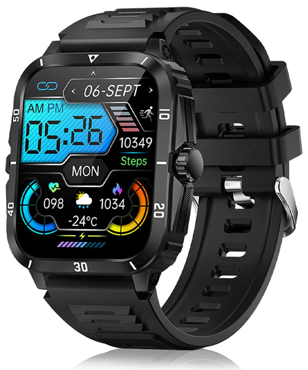 Smart Watch 3ATM Waterproof 1.96" IPS Screen Smart Watch Fitness ...