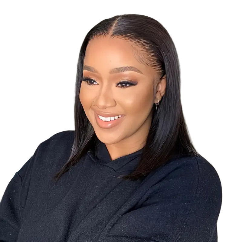 VSP 14In Full Frontal Double Drawn Glueless Bob Straight Wig Brazilian ...