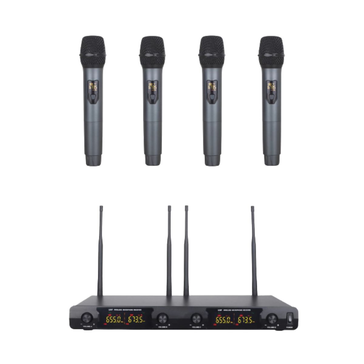 Lane M604 - 4 Piece UHF Wireless Microphone System | Shop Today. Get it ...