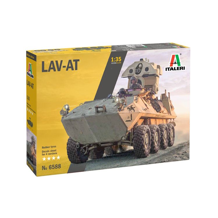 Italeri 1/35 LAV-AT Armoured Vehicle Plastic Model Kit | Shop Today ...