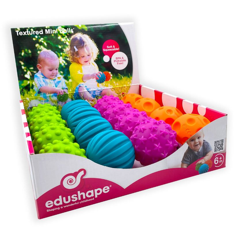 Edushape 16 Piece Textured Mini Balls | Shop Today. Get it Tomorrow! | takealot.com