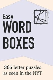 Easy Word Boxes: 365 Letter Puzzles as seen in the NYT | Shop Today ...