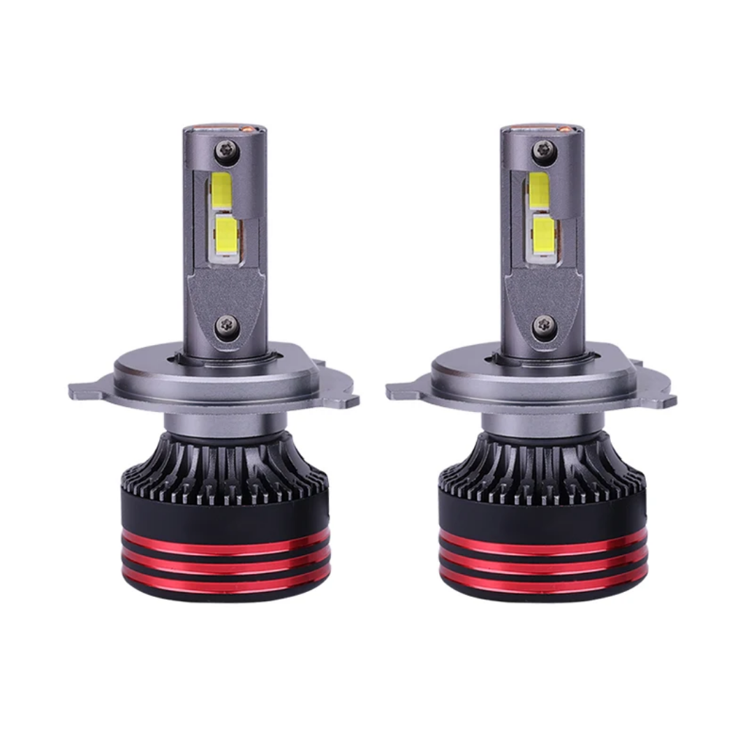 H4 65W Ultra Bright 10 000 Lumen LED Vehicle Headlight Bulbs - 3 Pin ...