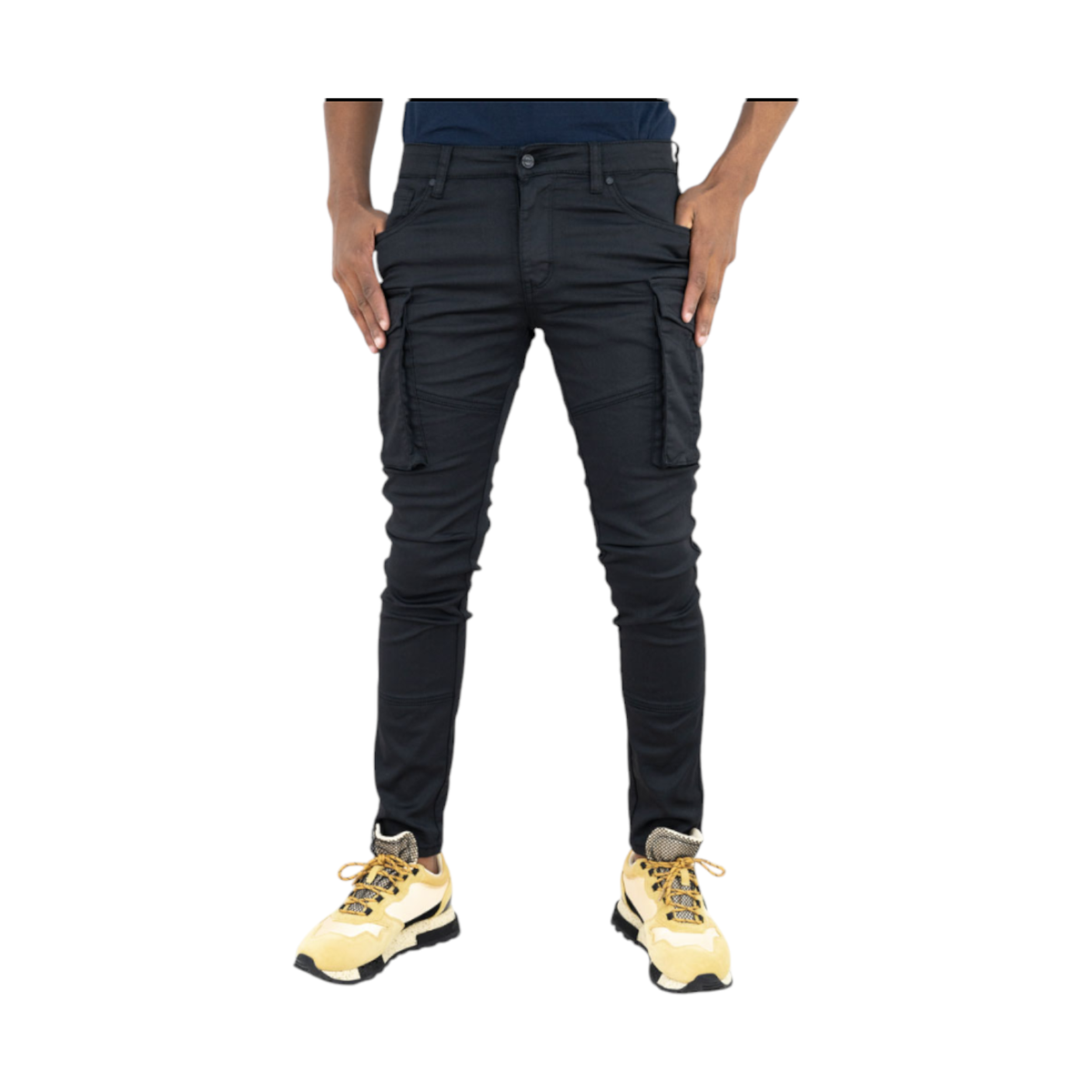 Cutty Men Rocco Cargo Skinny Jeans - Black | Shop Today. Get it Tomorrow! | takealot.com
