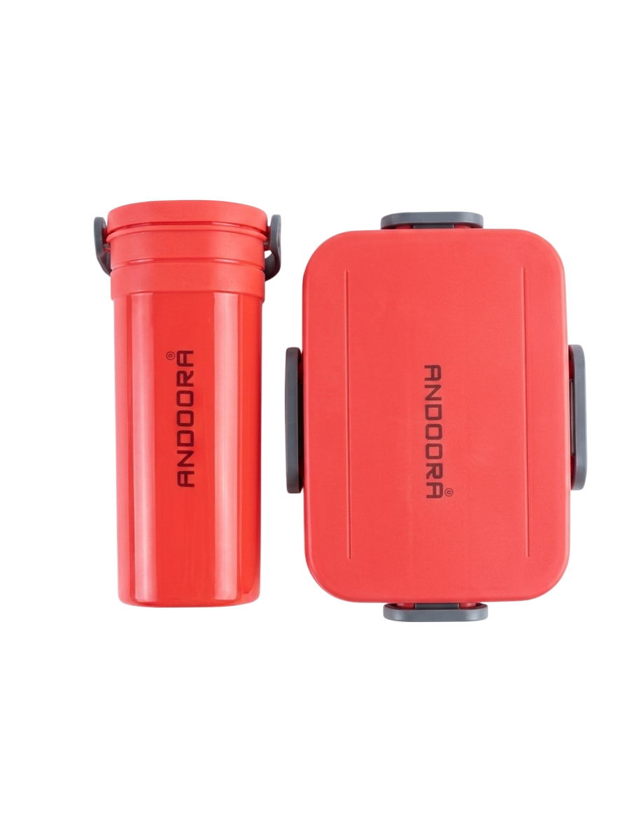 2-Compartment Food Container with Matching Drink Bottle | Shop Today ...