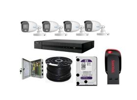 Hilook 4 Channel 1080p 2MP ColorVu Complete Kit | Shop Today. Get it ...