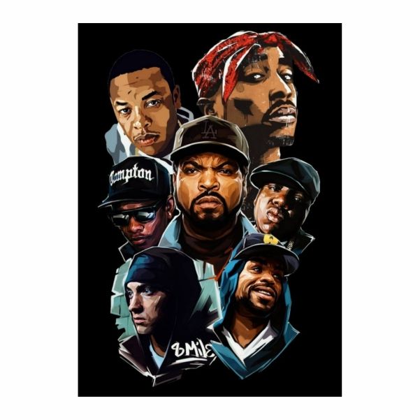 Seven Rappers - A1 Poster | Shop Today. Get it Tomorrow! | takealot.com