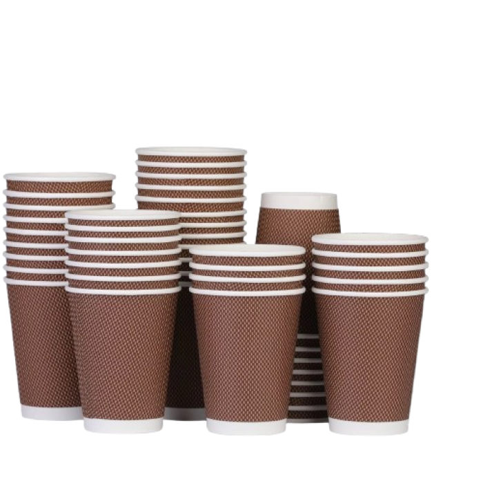 25 Pieces Ripple Cup with Lids - 8 oz/ 250ml | Shop Today. Get it ...