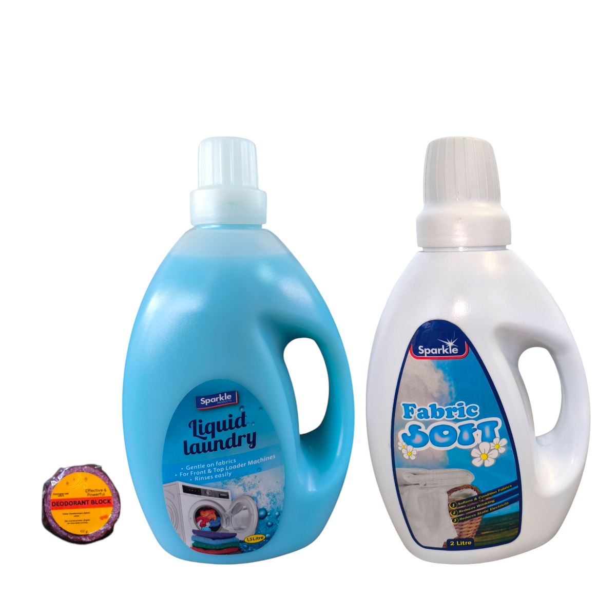 Sparkle Combo - Liquid Laundry, Fabric Soft and Deo Block | Shop Today ...
