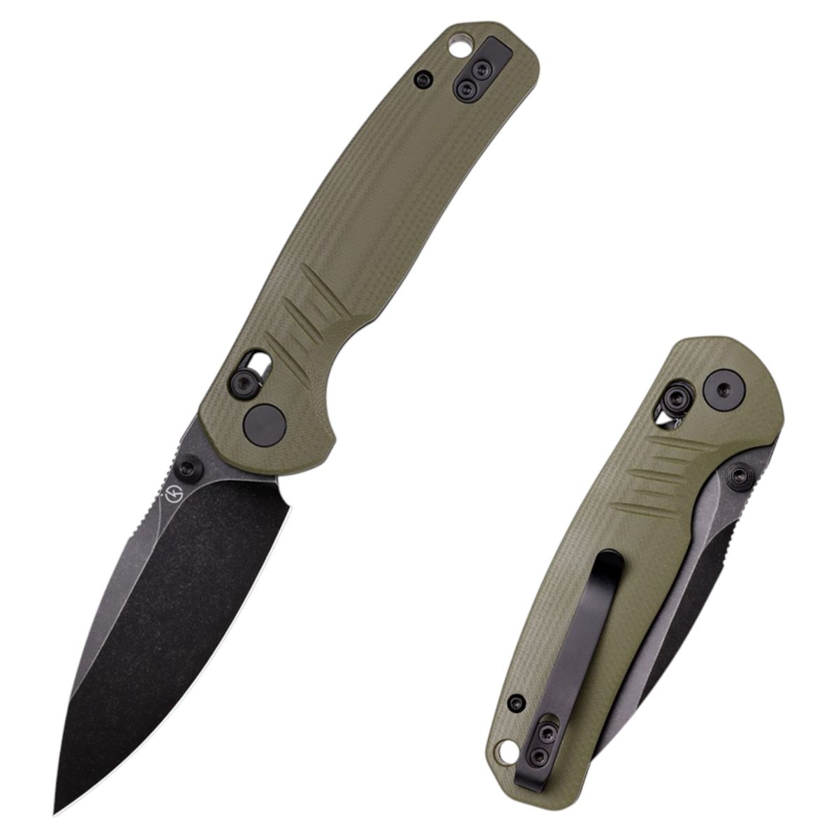 Koch Knives KK25001 Axis Lock Drop Point EDC Folding Knife | Shop Today ...