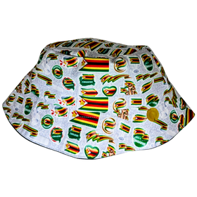 White Zimbabwe Zim Flag of Flags Bucket Hat | Shop Today. Get it ...