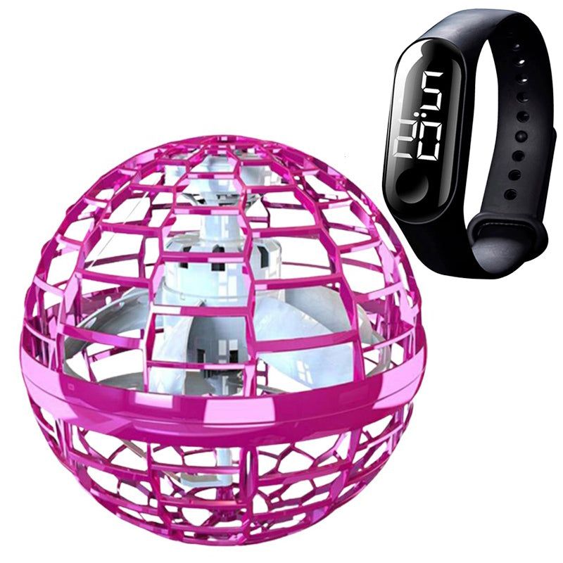 FlyNova PRO Flying Ball Spinner Boomerang Drone with LED Kids Watch ...