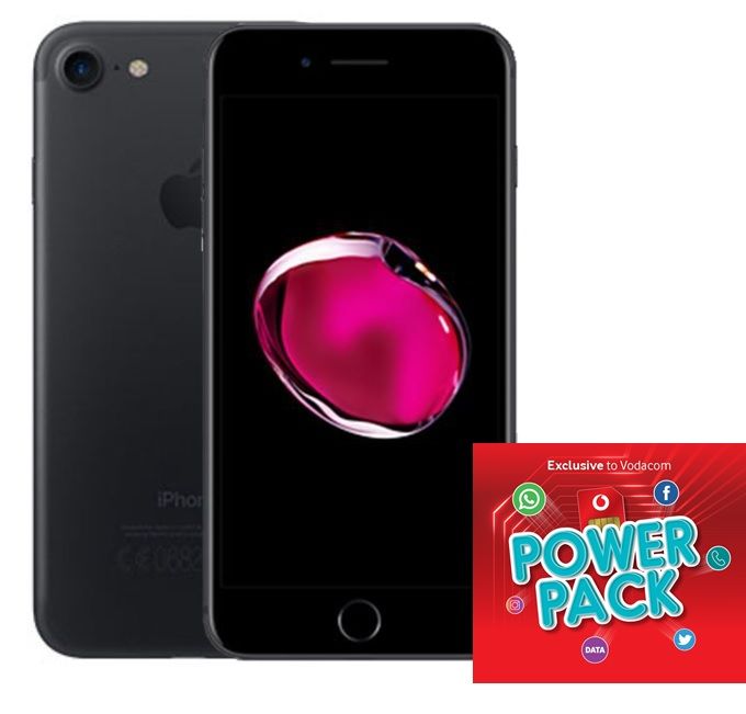 Apple IPhone 7 128GB Black AS IS Vodacom SIM Card Pack Buy Online 