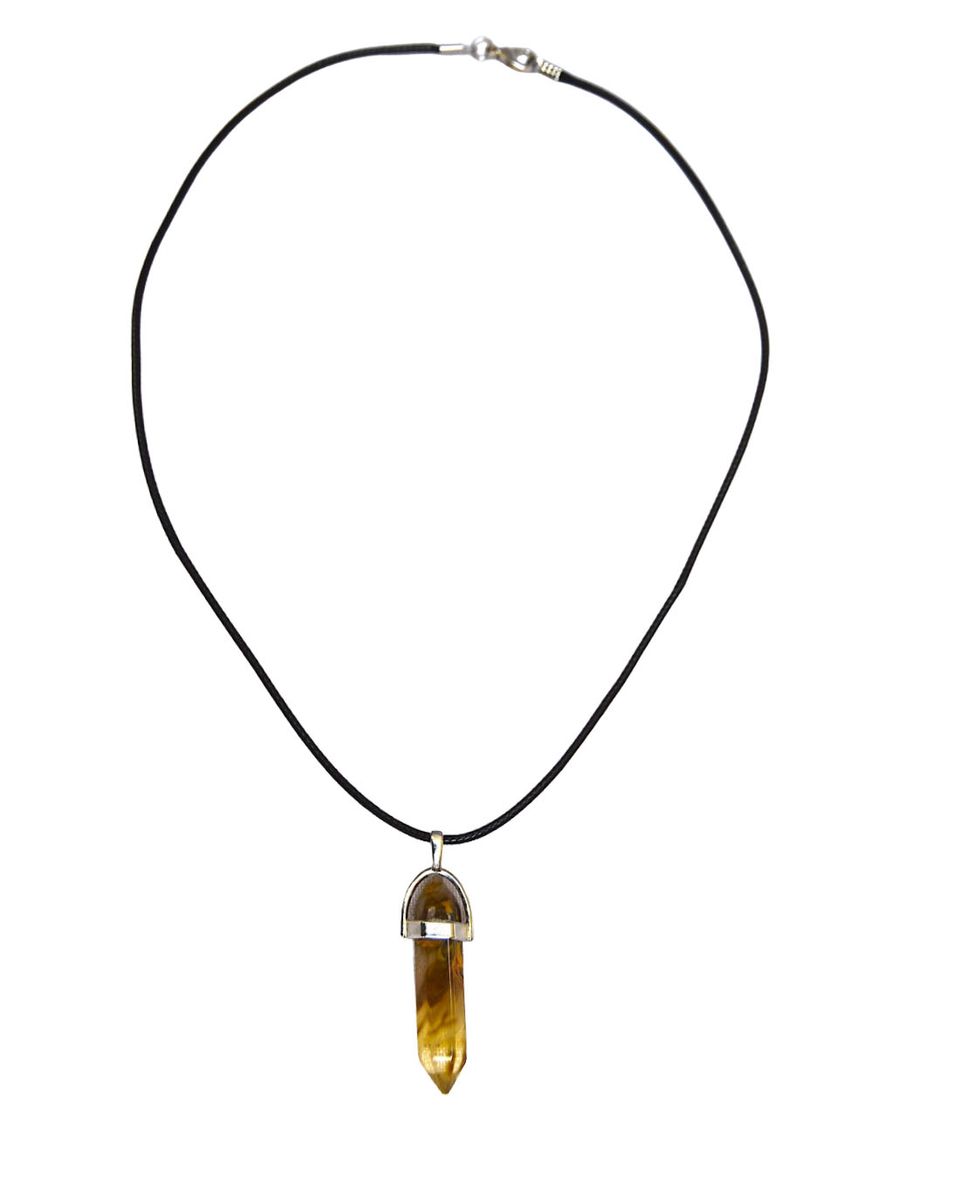 SKA Gemstones Necklaces - Citrine Stone Bullet | Shop Today. Get it ...