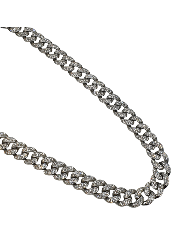 Silver, 19 Inch S Link Small Statement Necklace - Bling Creations ...