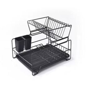 Double Layer Dish Drainer Rack - Black Matte | Shop Today. Get it ...