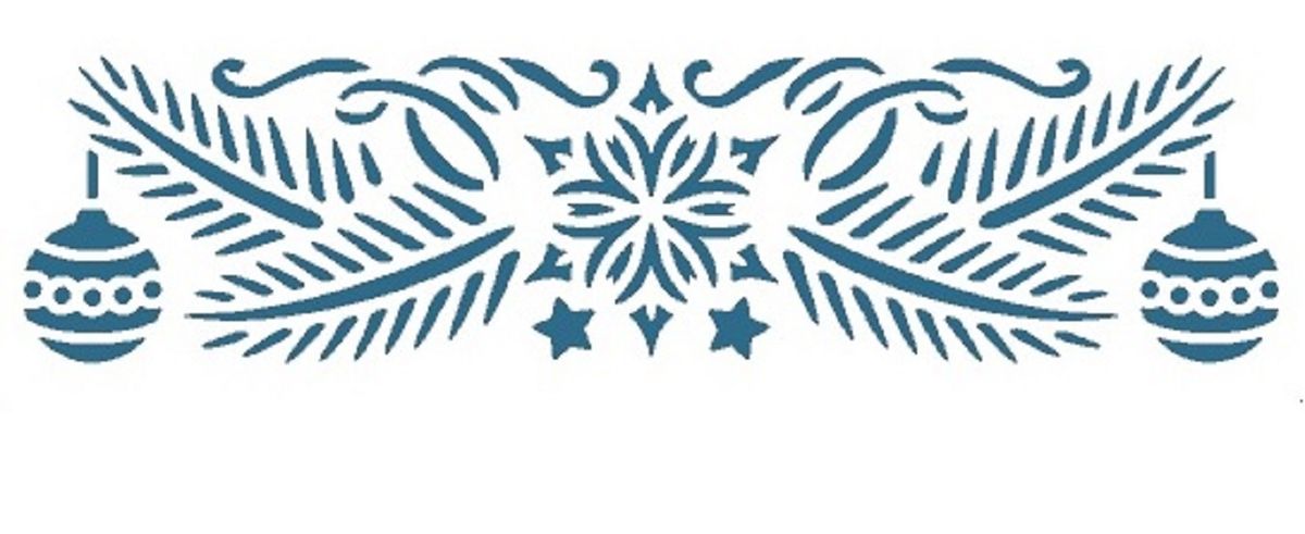 Cake Stencil - Christmas Border | Shop Today. Get it Tomorrow ...