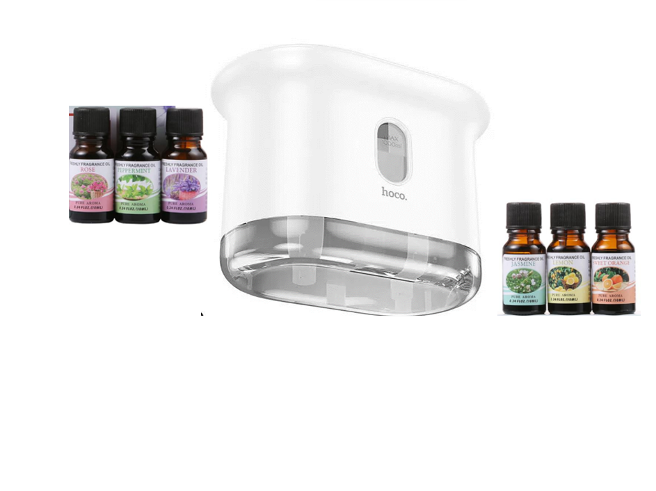 Hoco Di45 Desktop Double Spray Humidifier With 6x Essential Oils | Shop ...