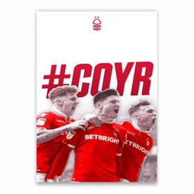 COYR Nottingham Forest Poster - A1 | Shop Today. Get it Tomorrow ...