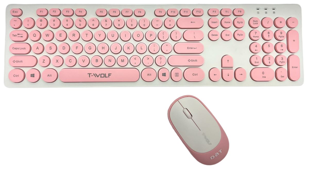 DAT Punk Retro 2.4G Wireless Keyboard And Mouse Set | Shop Today. Get ...