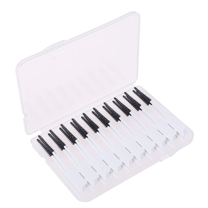 Silicone Interdental Toothpicks & Case - 40-Pack for Optimal Oral Care ...