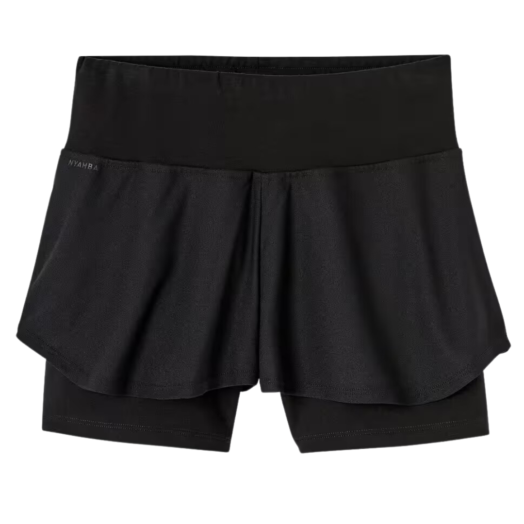 Nyamba Women's Fitness 2-in-1 Cotton Shorts - Black | Shop Today. Get ...