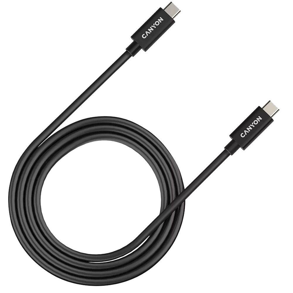 CANYON cable UC-44 USB-C to USB-C 240W 40Gbps 4k 1m Black | Shop Today ...