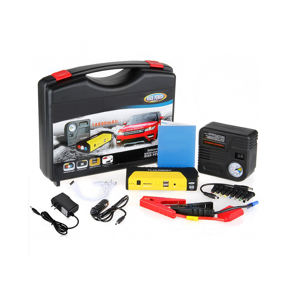 Air Compressor Pump And Multipurpose Jump Starter Car Kit | Shop Today ...