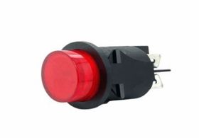 On/Off Push Button Red Illuminated Panel Mount Switch | Shop Today. Get ...