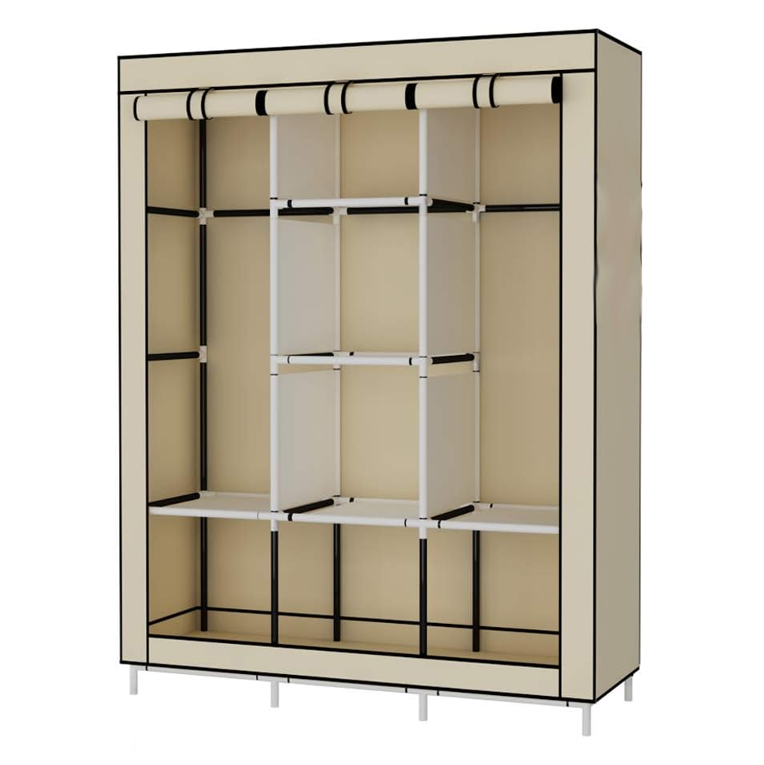 Portable Wardrobe Closet Clothes Organizer - Beige | Shop Today. Get it ...