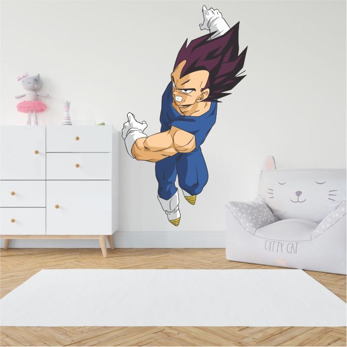 Dragon Ball Z Vegeta Fighting Decal | Shop Today. Get it Tomorrow ...