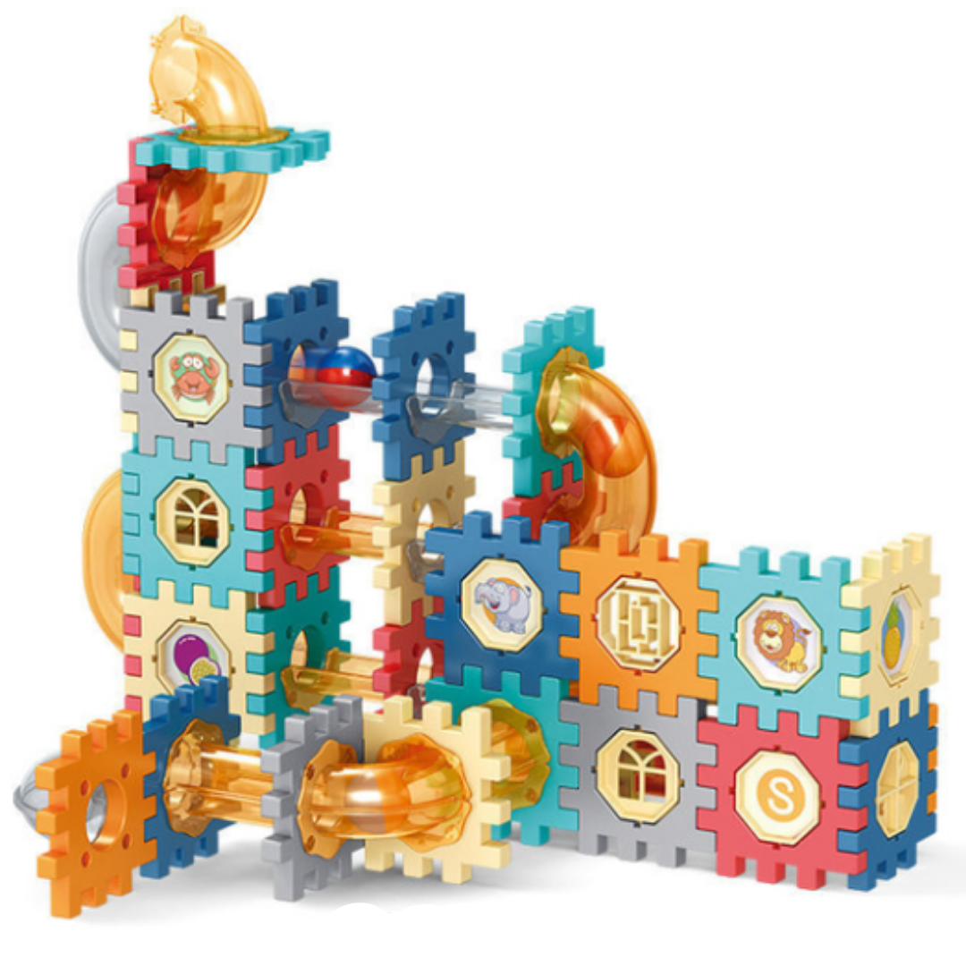 Magnetic Sheet Building Block Designer Magnet Maze Race Run Kids Toy ...