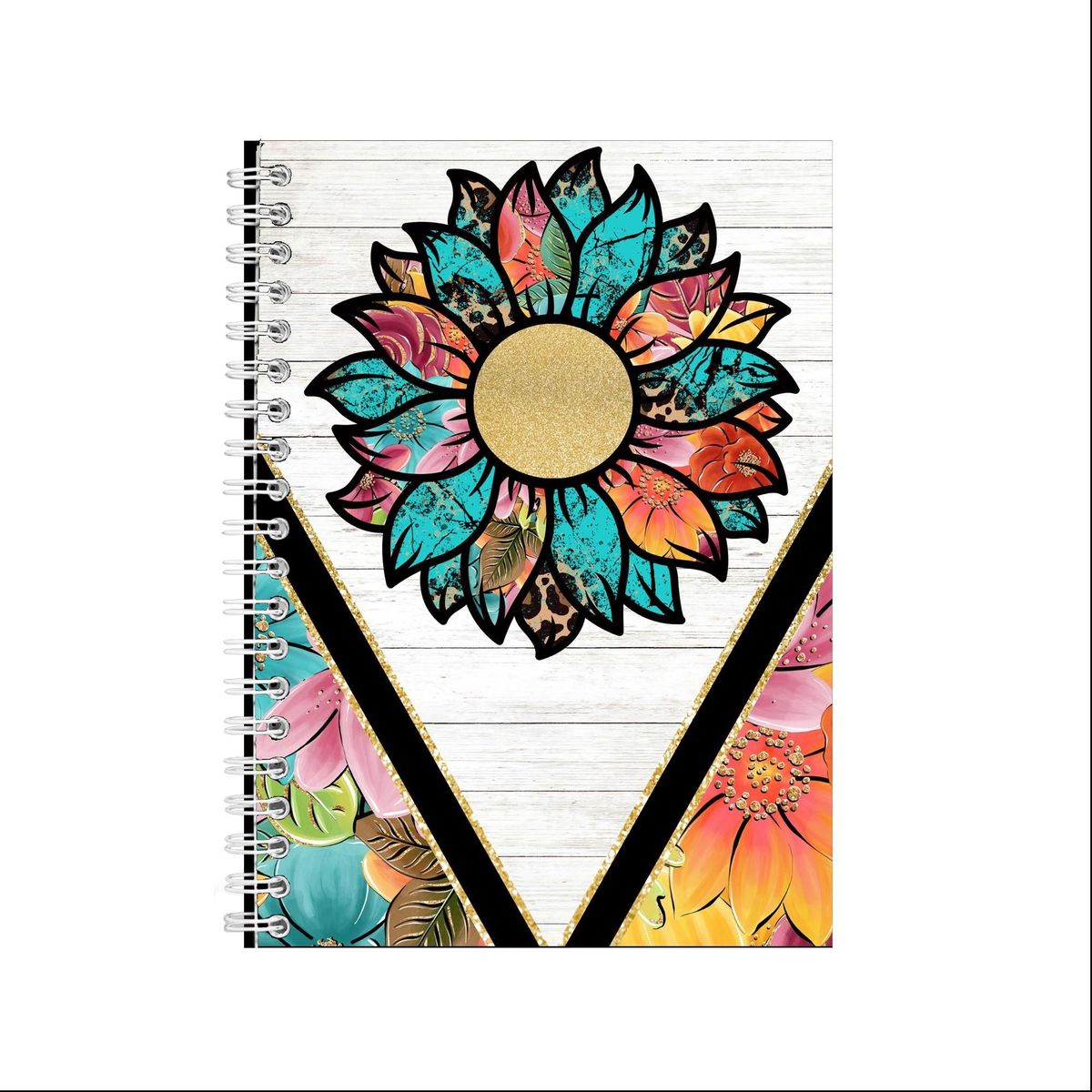 Notepad A5 Mandala With Flowers And Blue Gift Idea | Shop Today. Get it ...