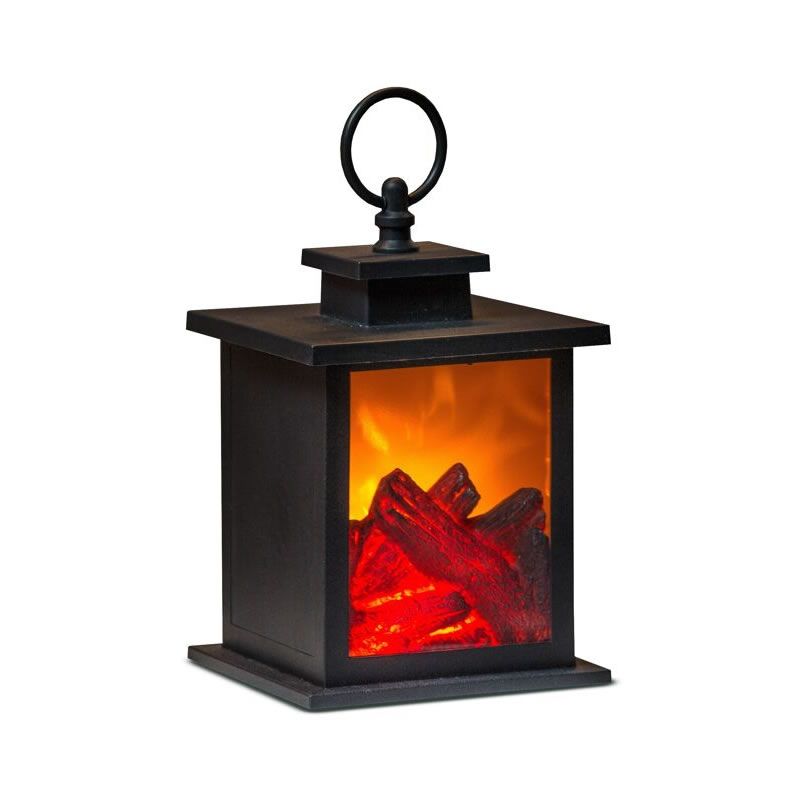 Portable LED Realistic Flame Effect Lantern With Hanging Hook | Shop ...