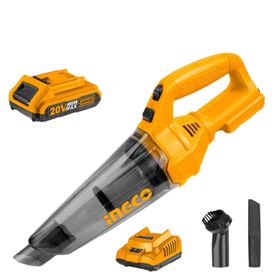 Ingco - Cordless Vacuum Cleaner (20V) with 2.0Ah Battery and Charger ...
