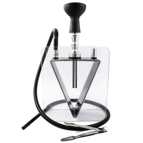 Tobacco Shisha Pipe Set Luxury Acrylic Triangle Hookah - Black | Shop ...