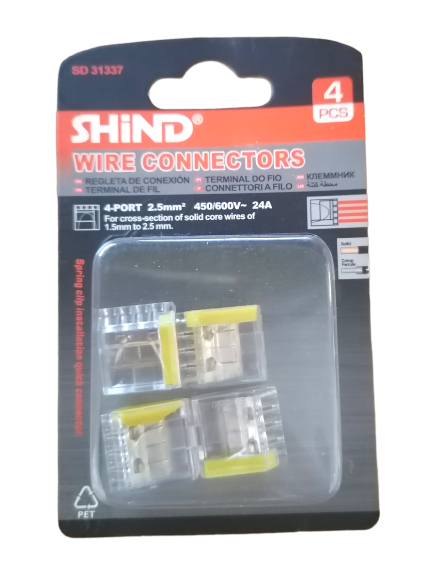 4 Port Shind Quick Wire connectors - 4 Piece | Shop Today. Get it ...