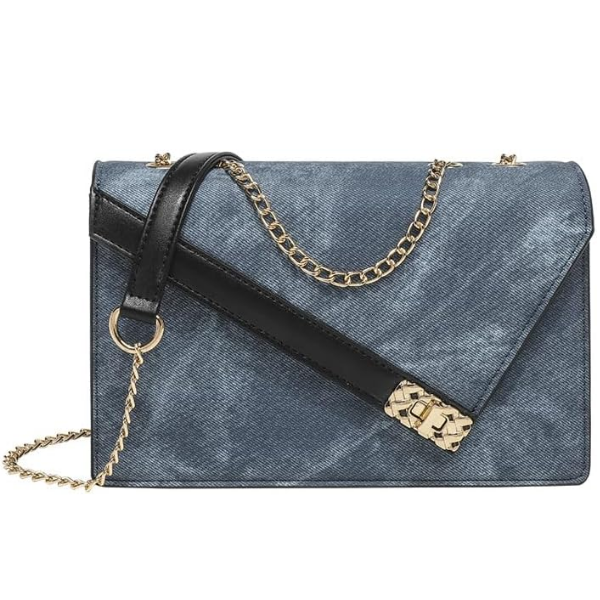 Missy Missi Handbag Crossbody Flap Closure Denim | Shop Today. Get it ...